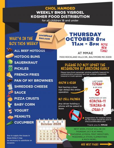 Baltimore Jewish Life | Chol Hamoed Weekly Bnos Yisroel Kosher Food ...