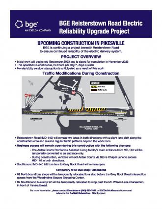 Baltimore Jewish Life | BGE Reisterstown Road Electric Reliability ...